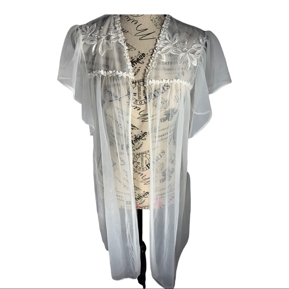 Val Mode | Intimates & Sleepwear | Vintage Val Mode Sheer Robe | Poshmark
